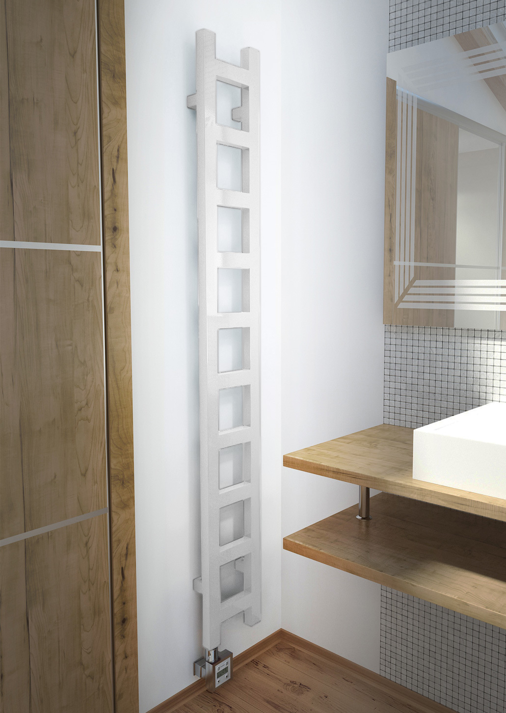 Полотенцесушитель Terma Easy узкая модель шириной 200 мм. цена 31 428 ...